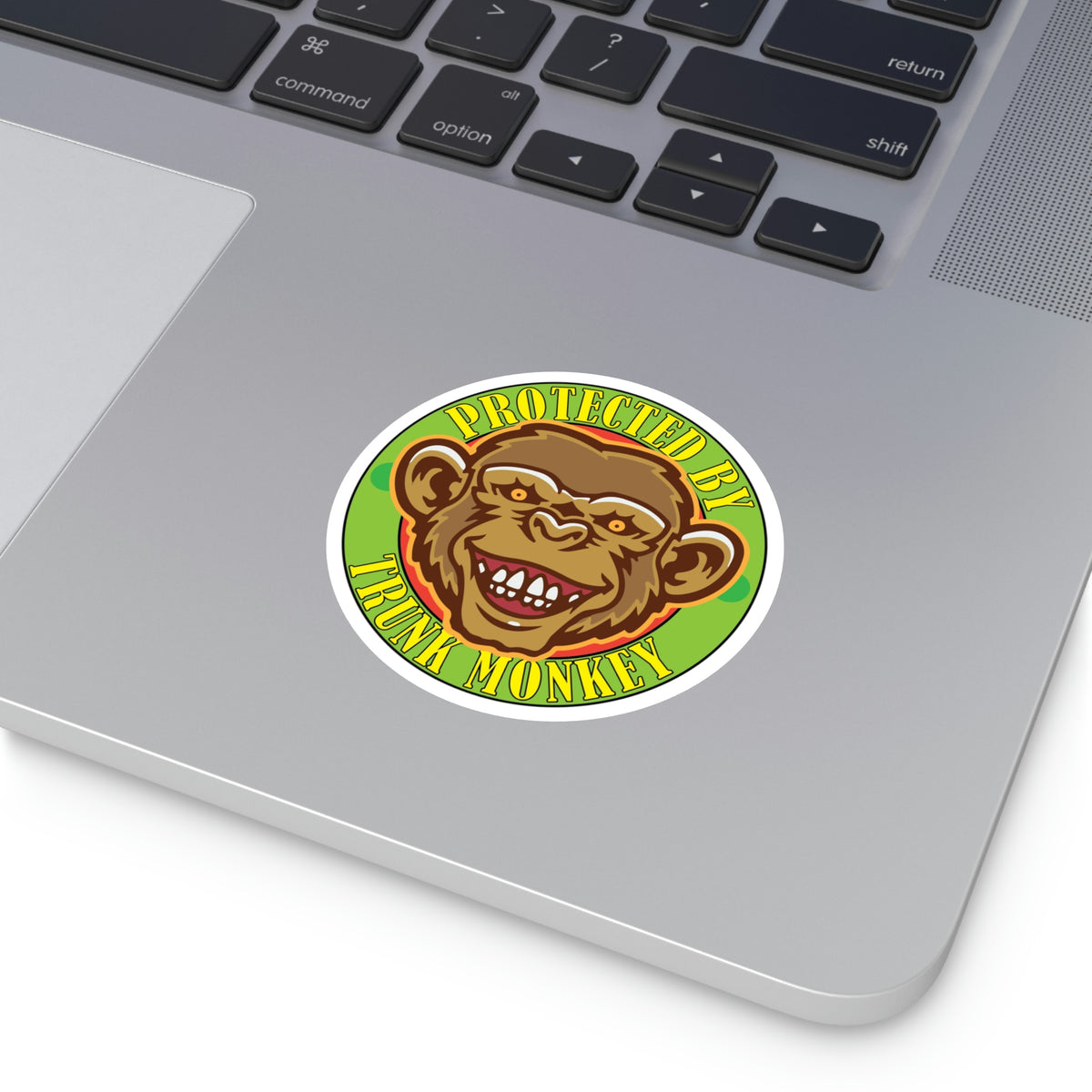 Protected By Trunk Monkey Sticker – Red Door Design USA